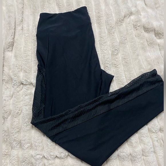 Bally | Pants & Jumpsuits | Bally Total Fitness Xl Black Leggings With ...